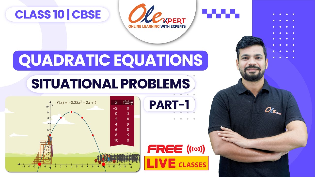 Situational Problems (Part-1) | Quadratic Equations | Target Term II ...