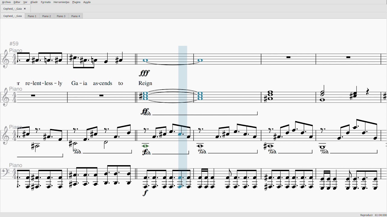 Cepheid - Gaia (Musescore Piano Cover) - YouTube