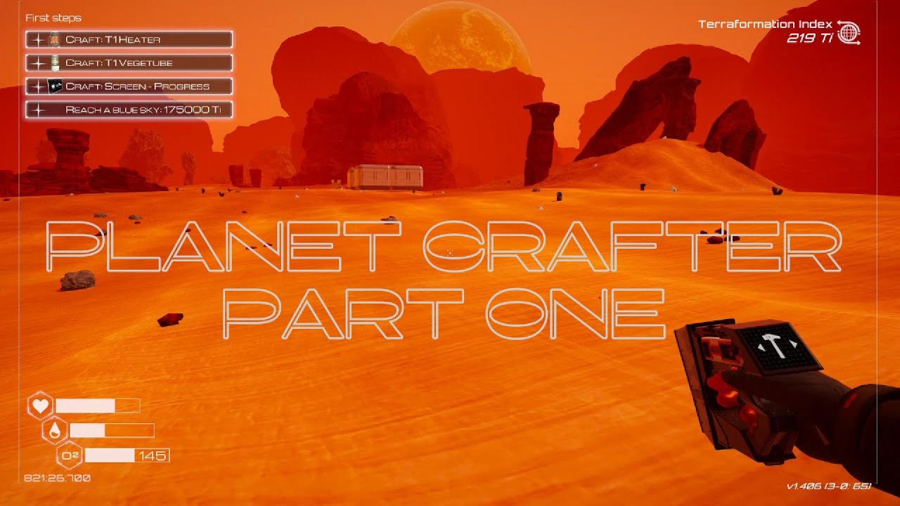 Planet crafters play through part one - YouTube