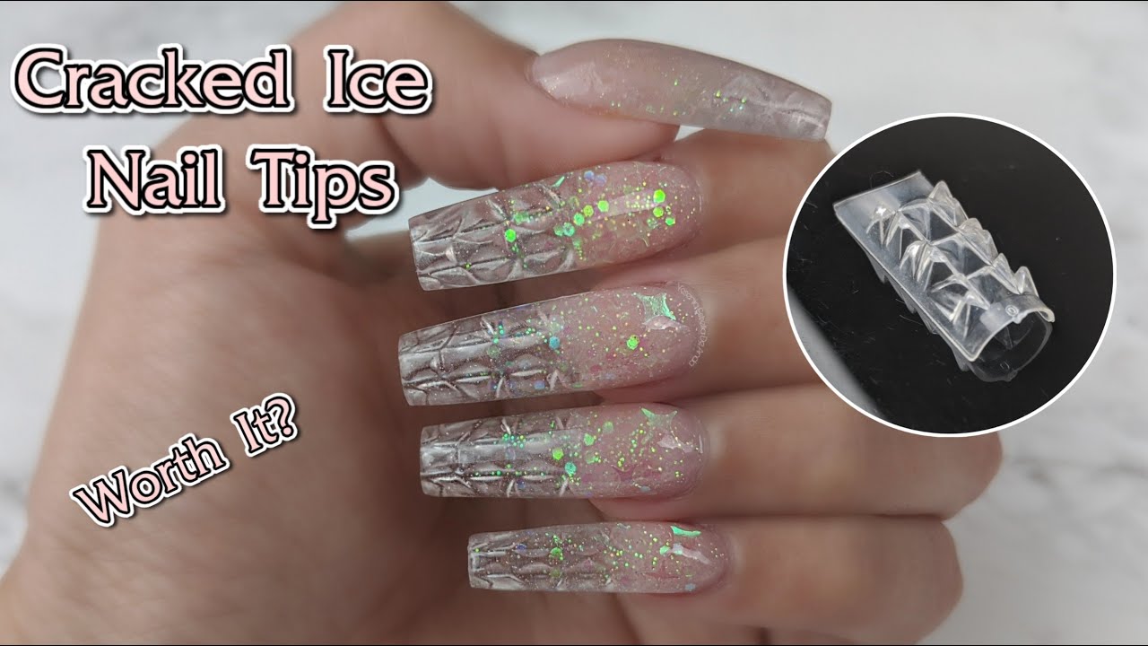 Cracked Ice Nail Tips - Are They Worth It? - Watch Me Work - YouTube