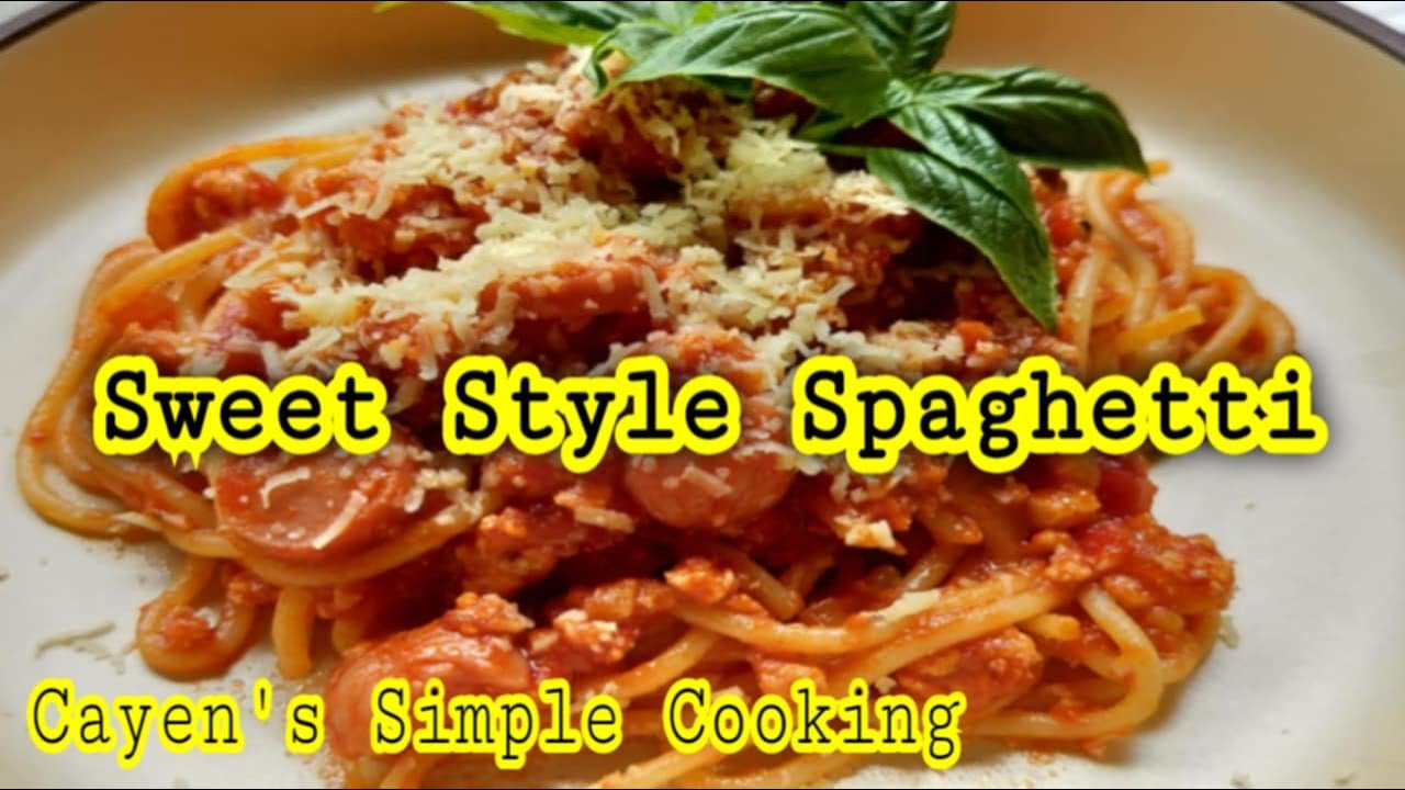Yummy Spaghetti/Filipino Sweet Style Spaghetti - YouTube