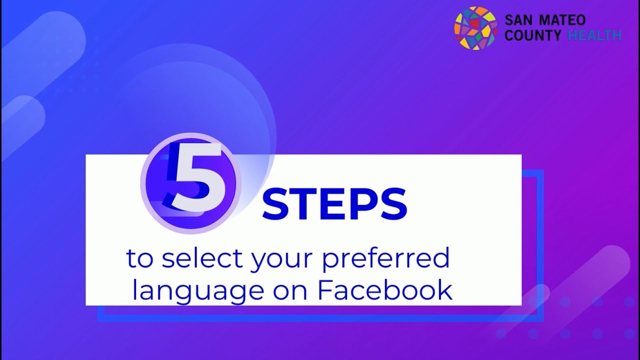 5 Steps to Select Your Preferred Language on Facebook - YouTube