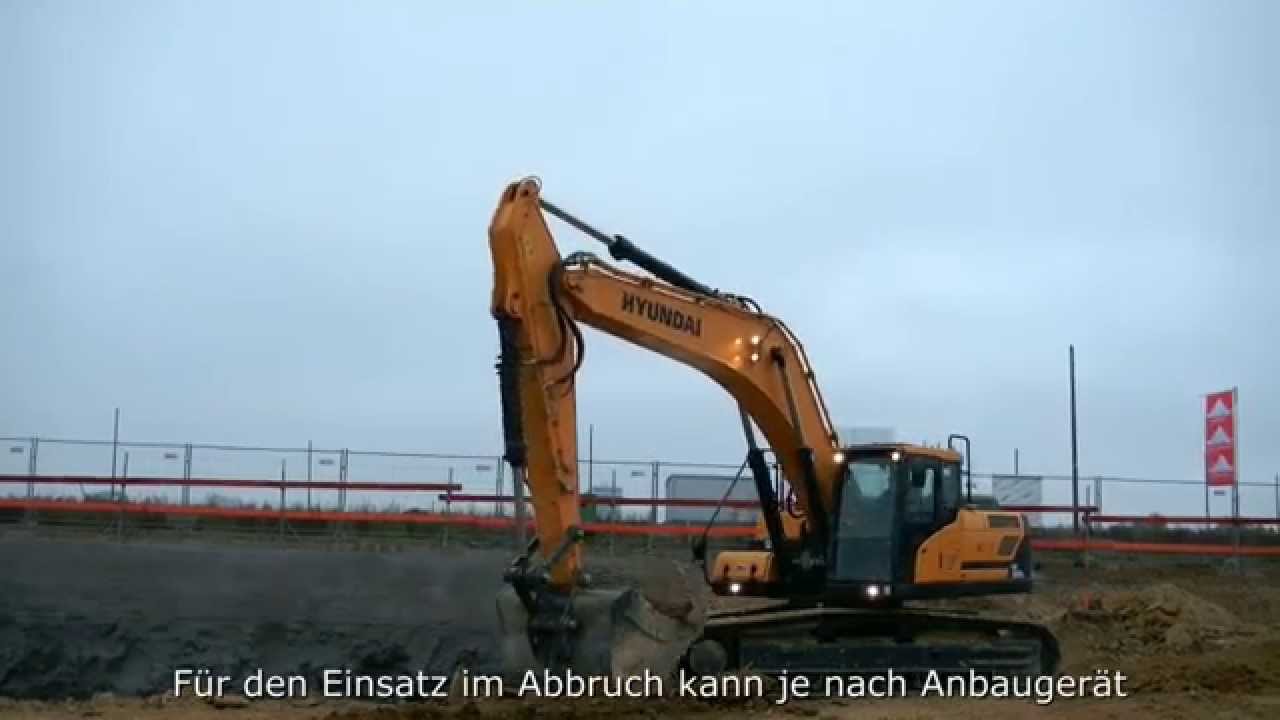 Hyundai HX 300 L Kettenbagger - Crawler Excavator Test - YouTube