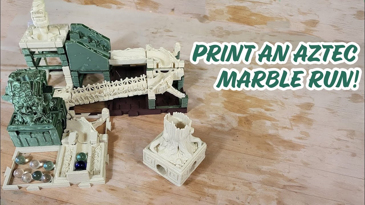 Marble Adventures 3D Printed Marble Run Review #3Dprinting #polymaker ...