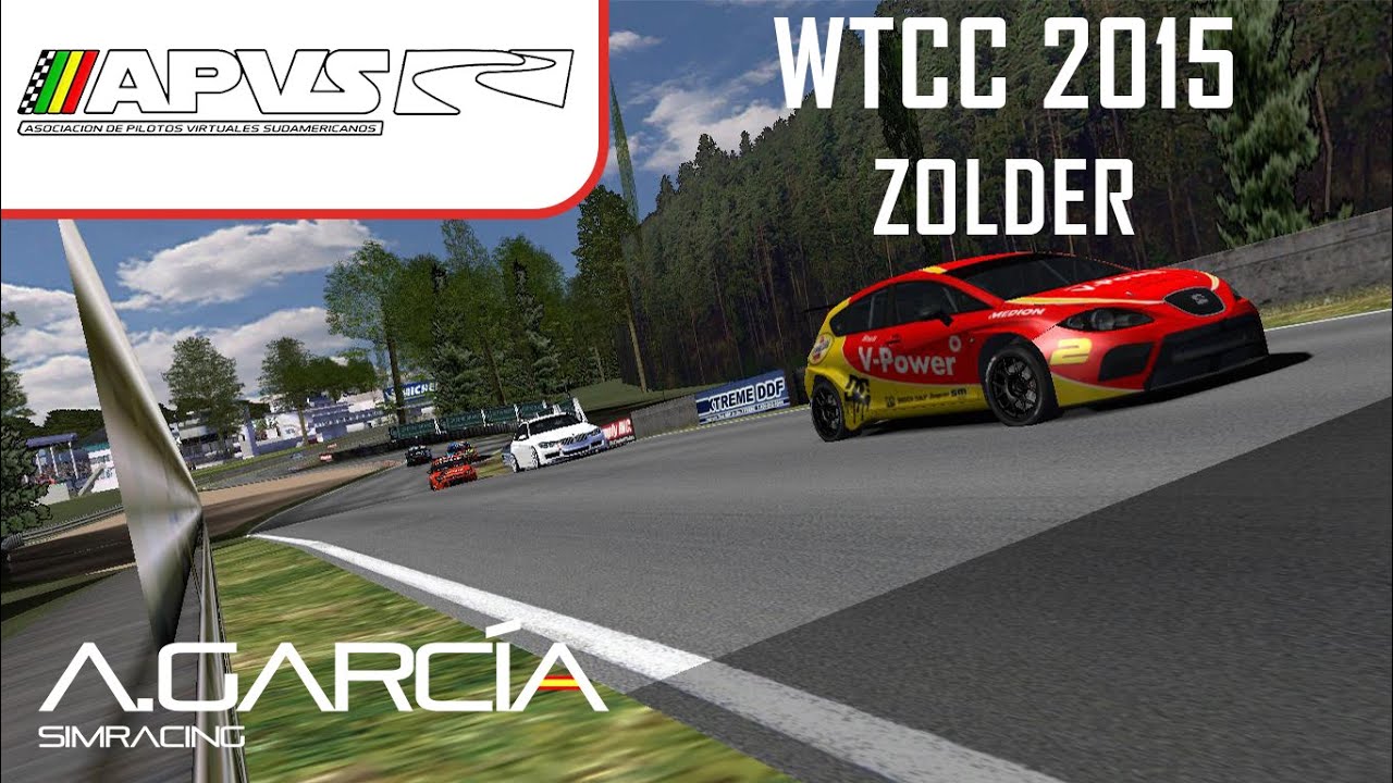[rFactor] APVS - WTCC 2015 - Zolder - YouTube
