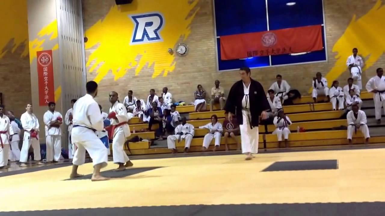 Men's Kumite Barbados vs. Ontario | IKD World Cup 2015 Shotokan Karate ...