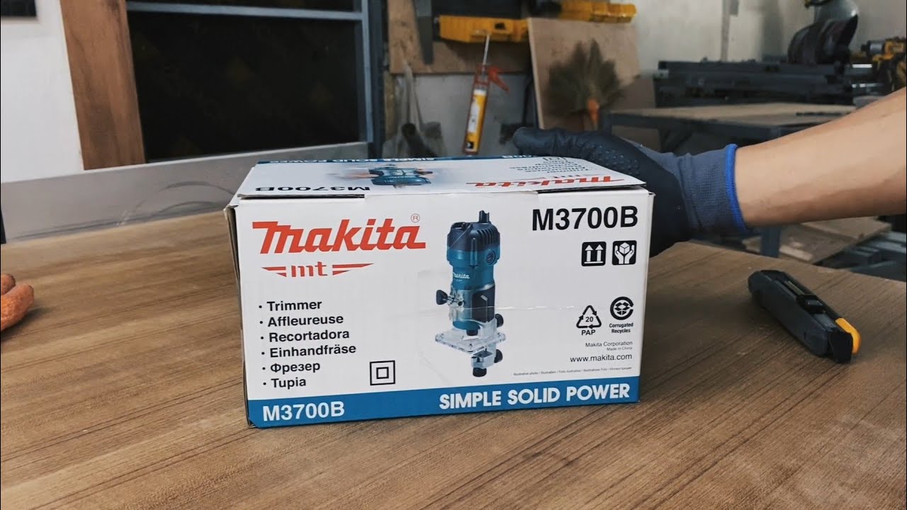 แกะกล่องทริมเมอร์ Makita MT M3700B - YouTube