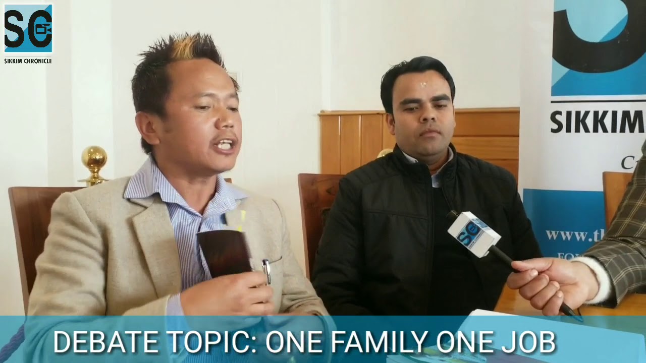 DEBATE | SIKKIM CHRONICLE | SDF | SKM | HSP | GANGTOK | POLITICS ...