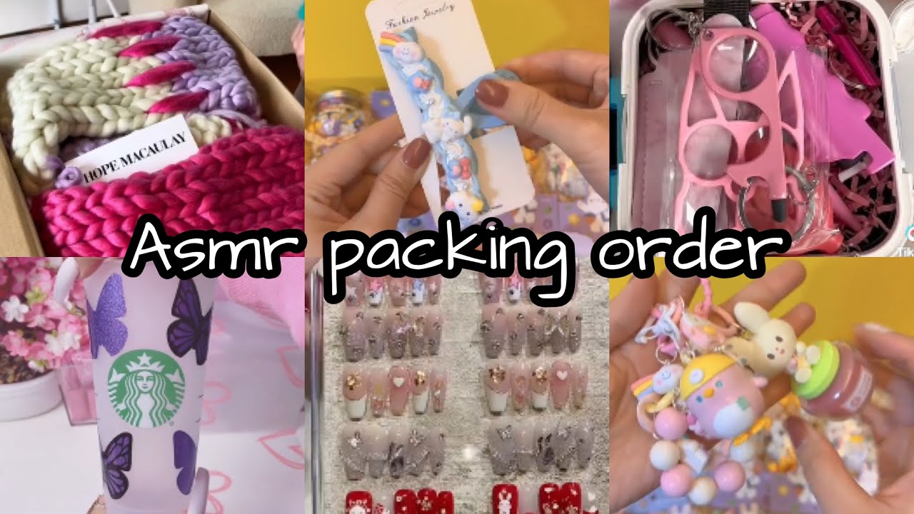 Asmr packing order #15 | Tik tok complilation | Asmr luna - YouTube