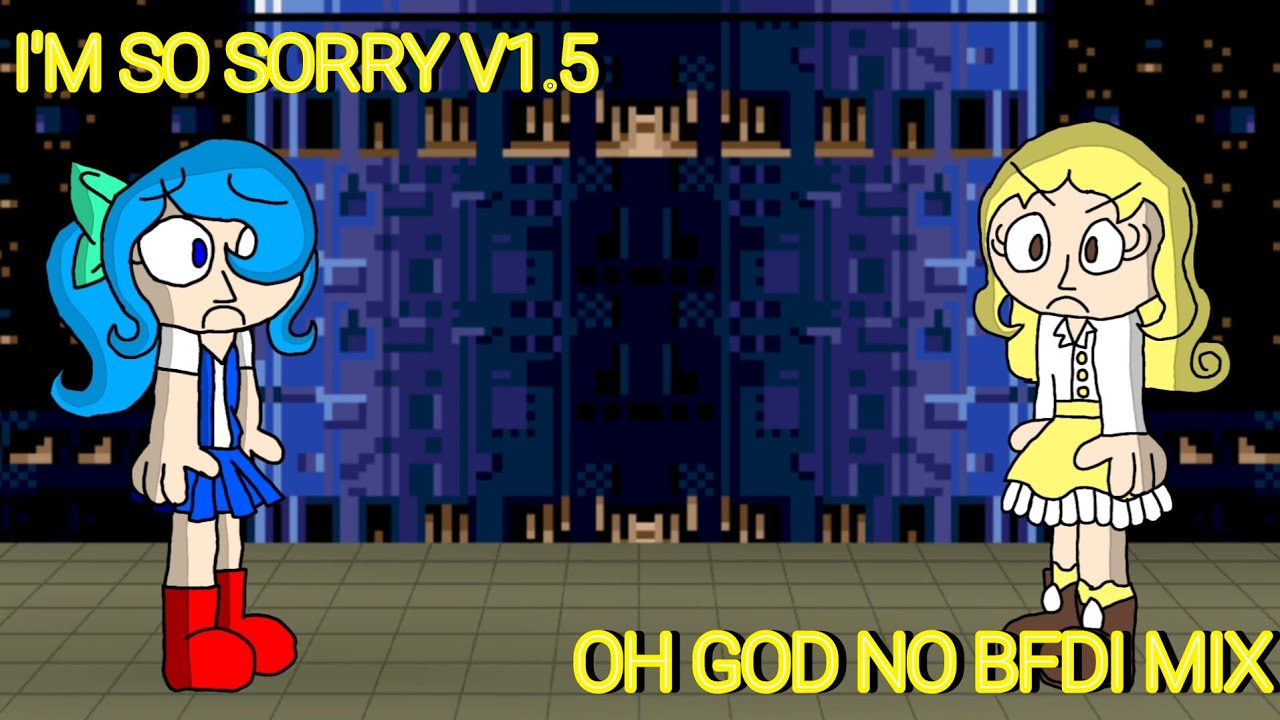 Friday Night Funkin': Vs. Teardrop - I'm So Sorry V1.5 (Oh God No BFDI ...