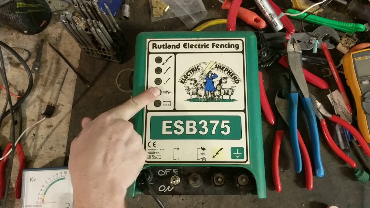 Electric Shepherd ESB375 fence charger - YouTube