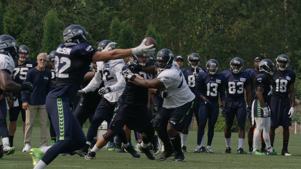 Seahawks Camp Highlight: Luke Willson One-Handed Catch - YouTube