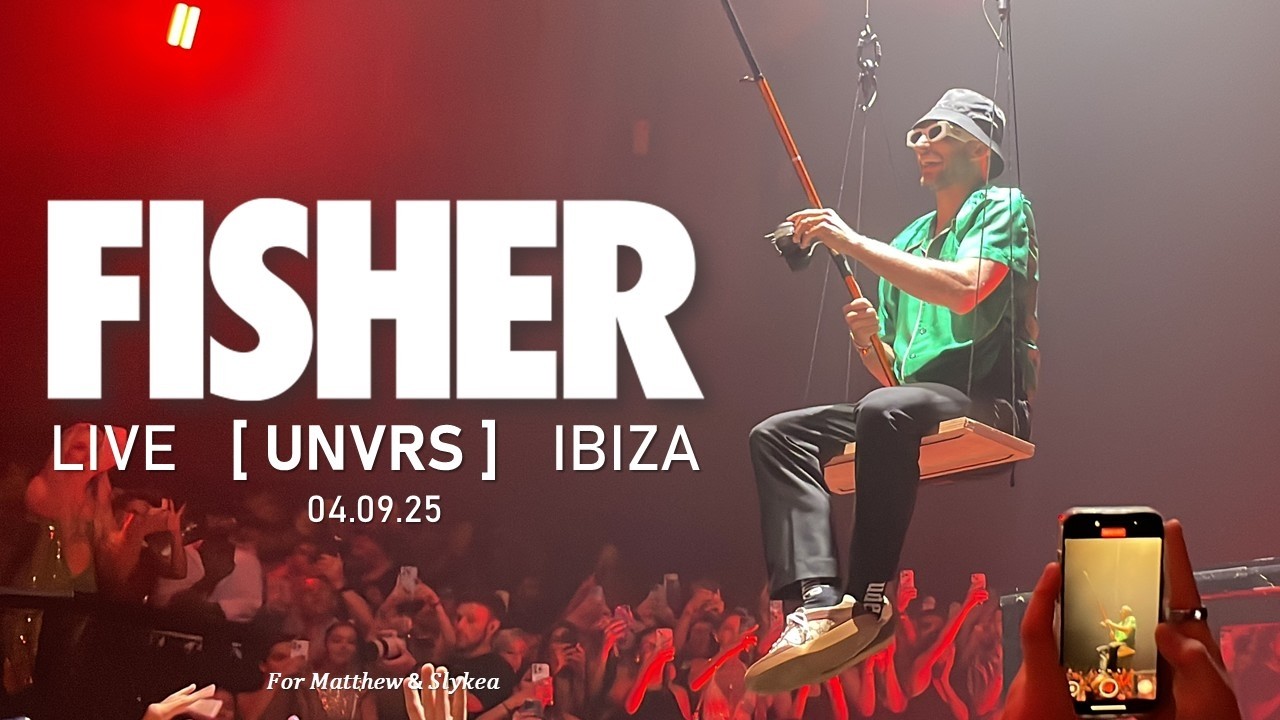 FISHER - Best Moments Live Thursday's at [ 𝗨𝗡𝗩𝗥𝗦 ] Ibiza 04.09.25 - YouTube
