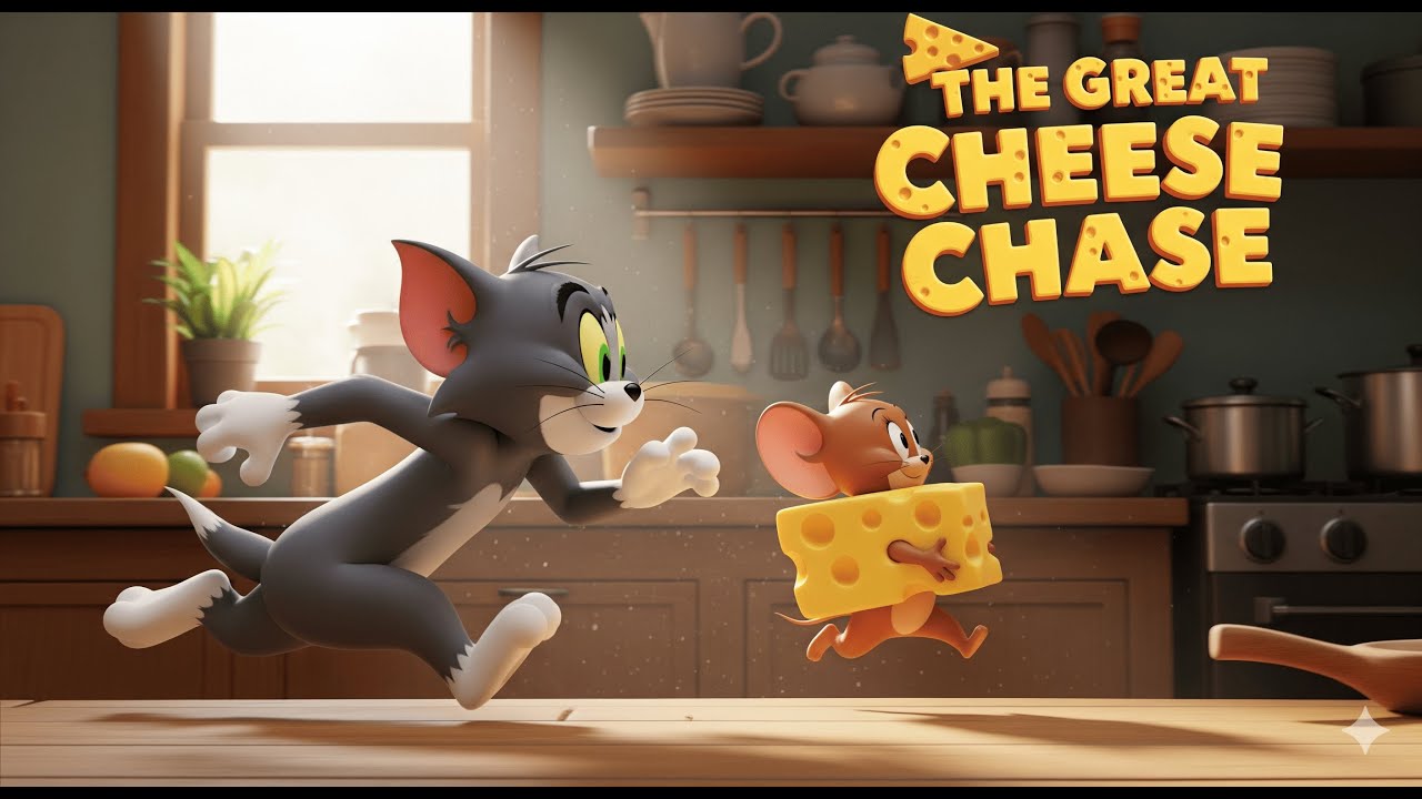 Tom & Jerry - The Great Cheese Chase. - YouTube