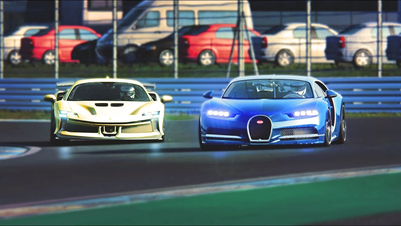 Bugatti Chiron vs Ferrari SF90 XX Stradale vs Ferrari LaFerrari at ...