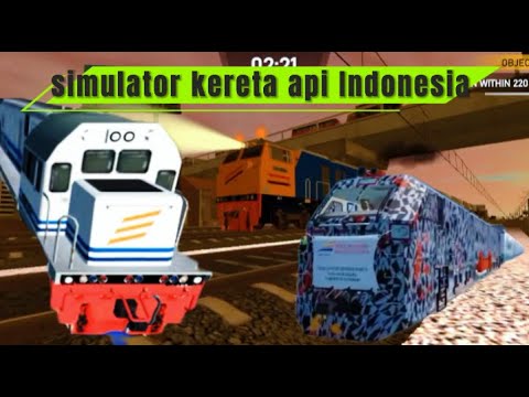 Simulator Kereta api Indonesia - YouTube