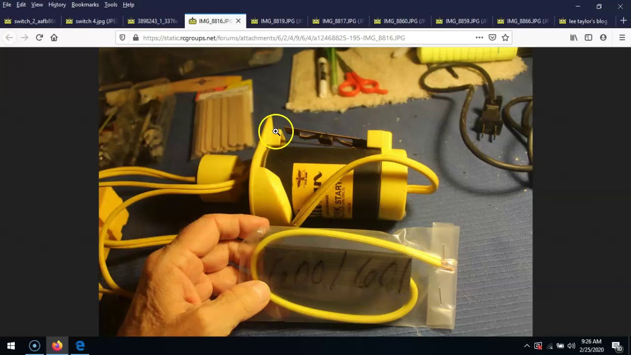 Switch - Starter, Sullivan, Rebuild of - YouTube