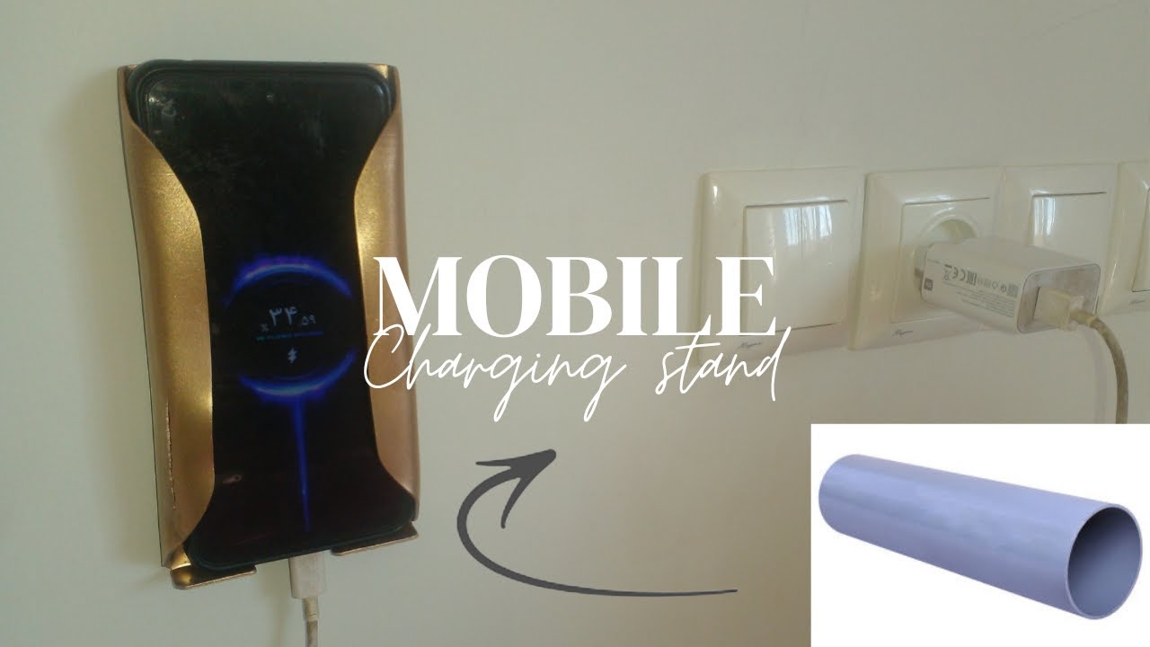 Making a mobile phone holder using PVC pipe | Simple and practical ...
