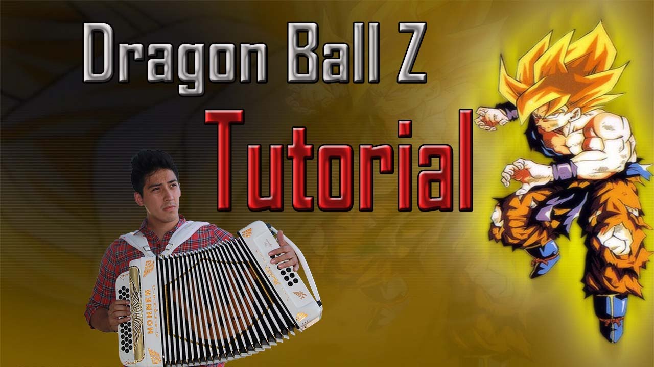 Dragon Ball Z GT en acordeón accordion facil - YouTube