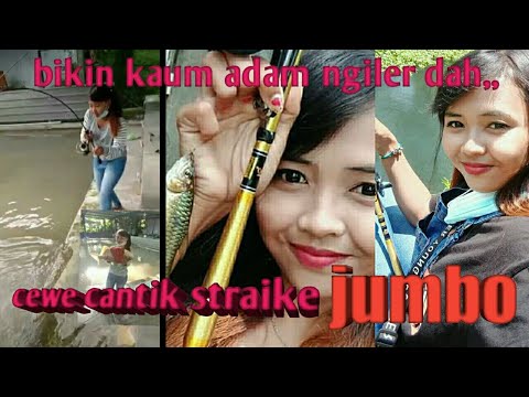 si cantik dapet MASKOT,,big straike guyyssss || mancing ambyar terbaru 2021