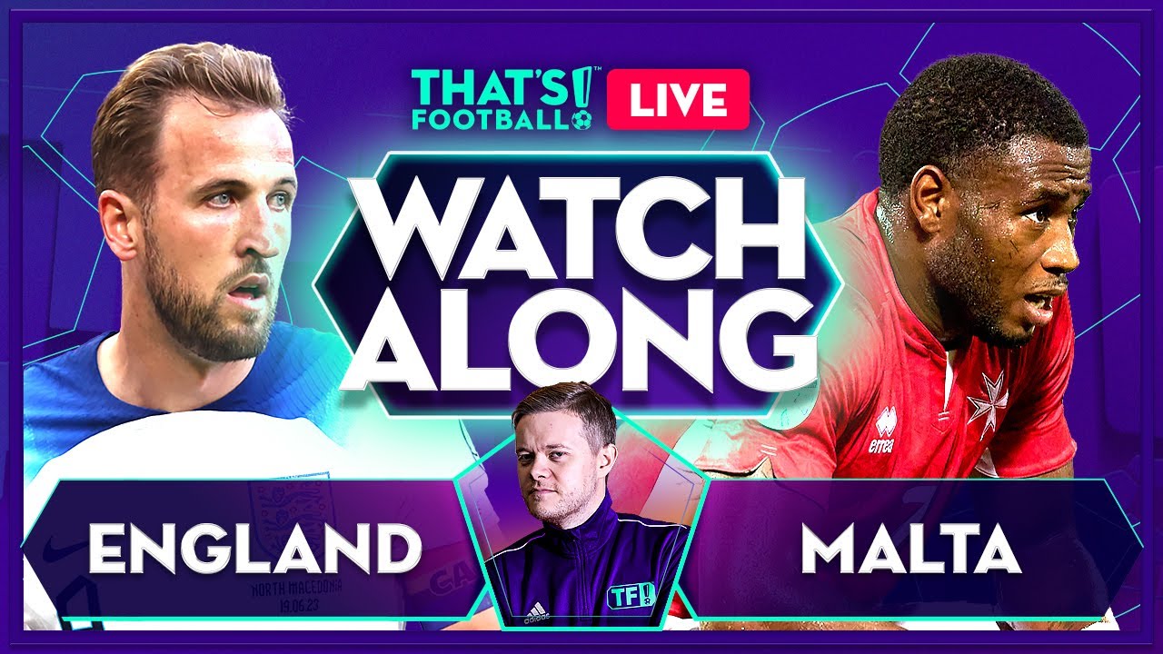 ENGLAND vs MALTA | Mark Goldbridge LIVE - YouTube