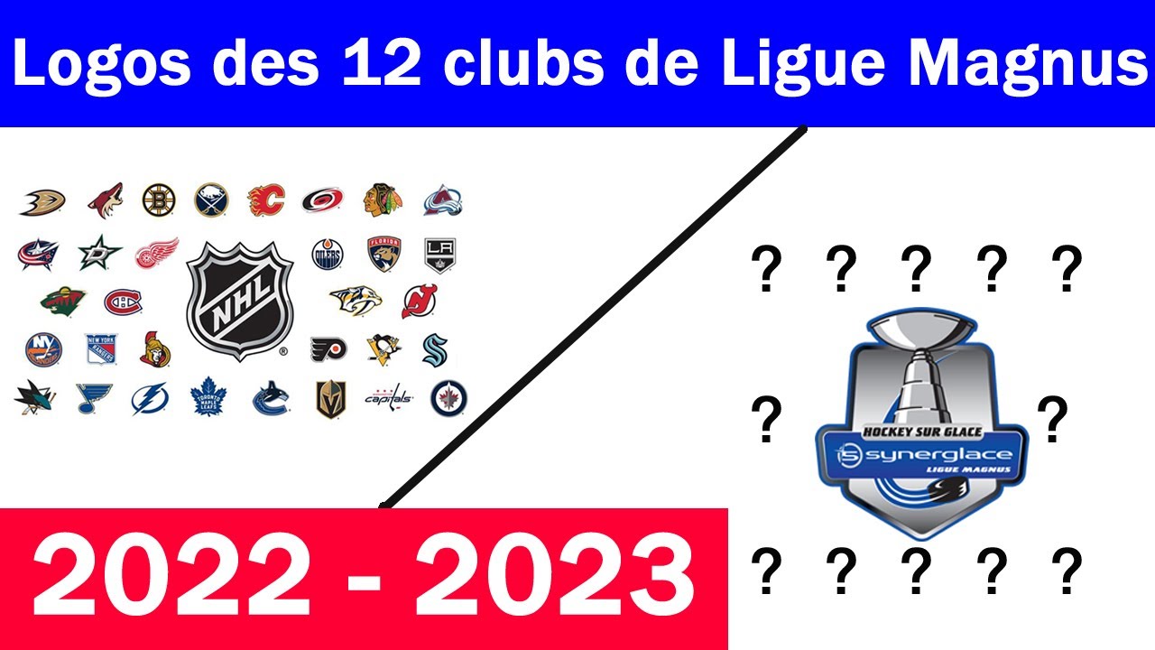 Les logos des clubs de la Synerglace Ligue Magnus 2022-2023 - YouTube