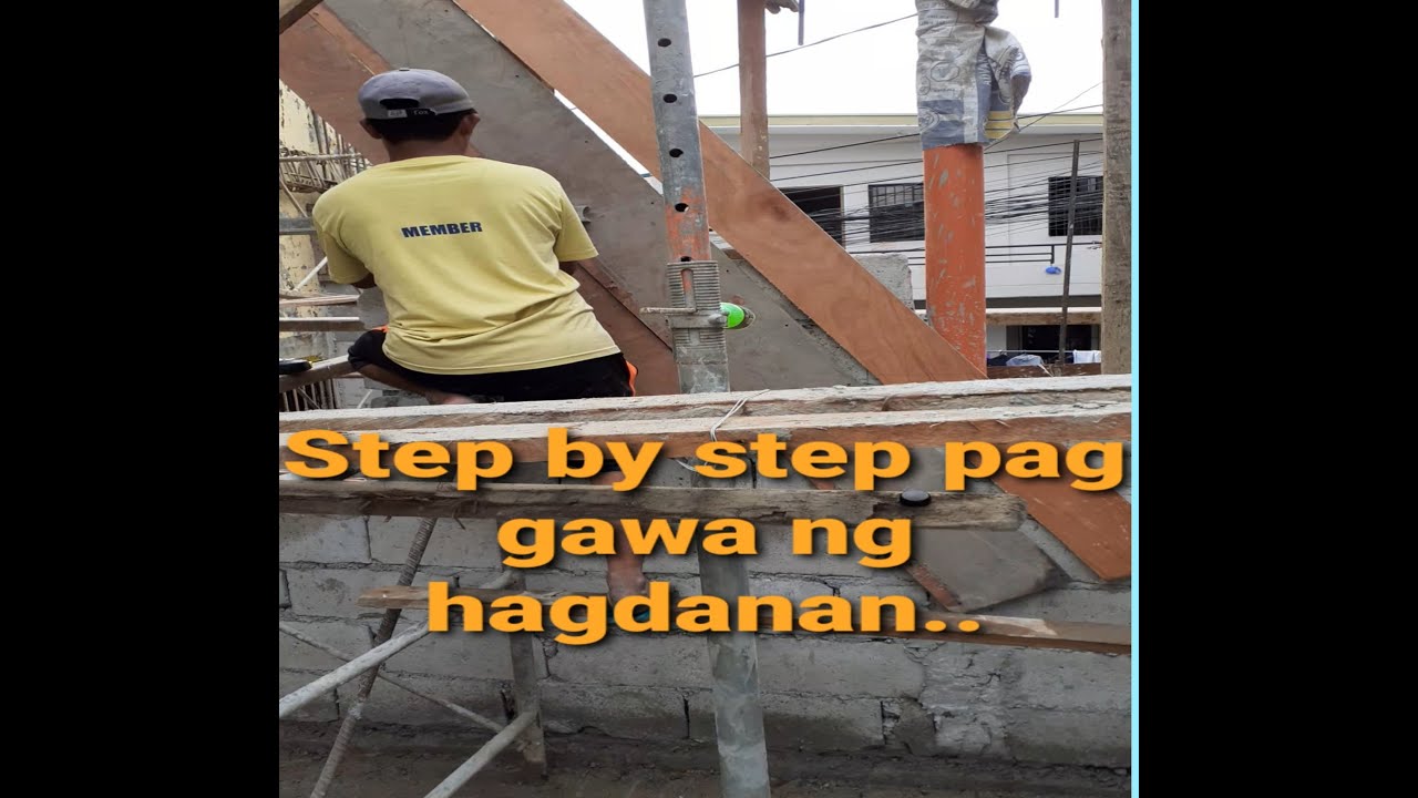 Paano pag gawa ng steps ng hagdanan | Vlog # 20 - YouTube