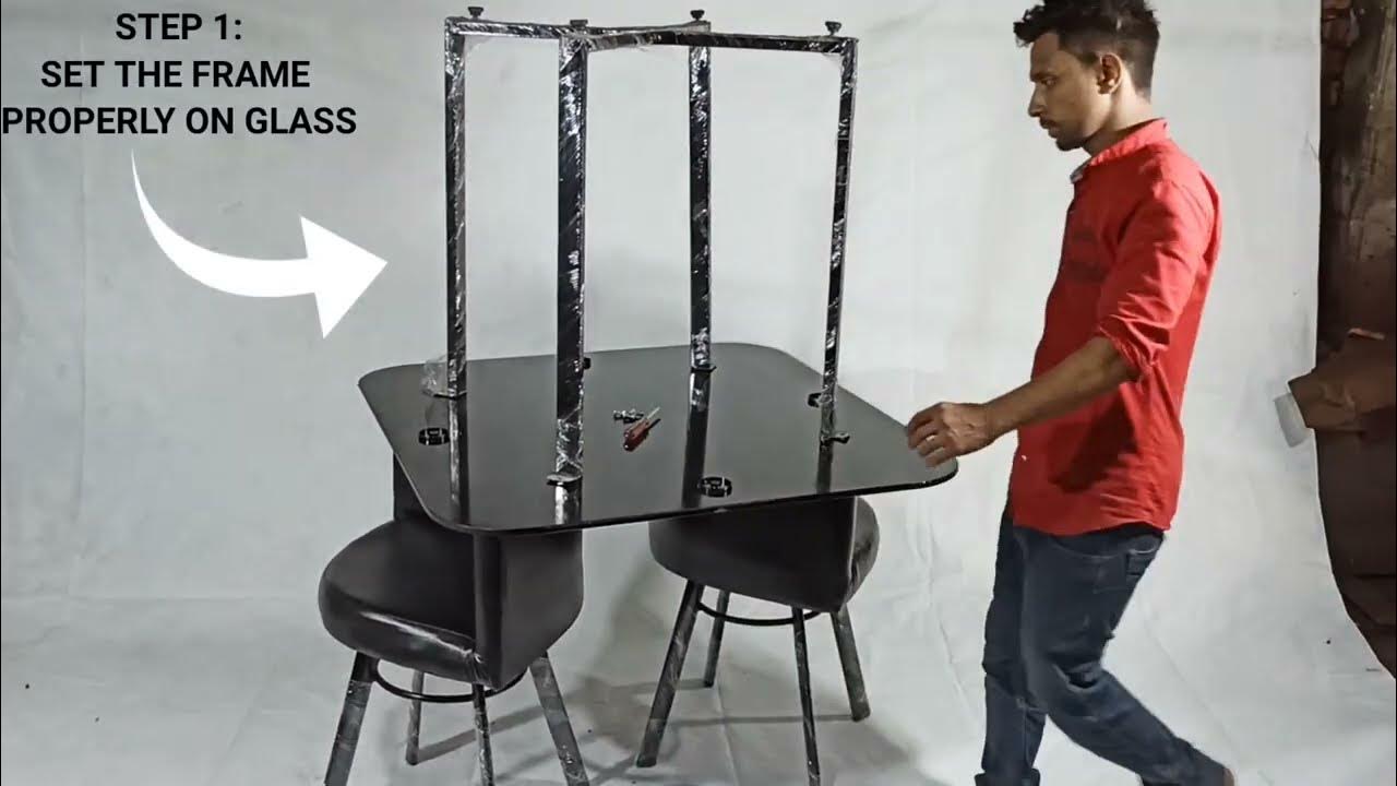 Compact Dining Table Assembling 4 Person | ALL 4 PERSON DINING ...