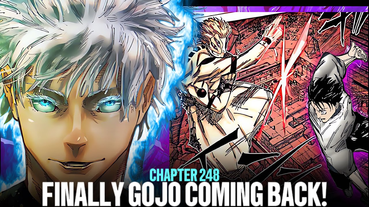GOJO COMEBACK HINTS? | YUTA VS SUKUNA | Jujutsu Kaisen chapter 248 in ...