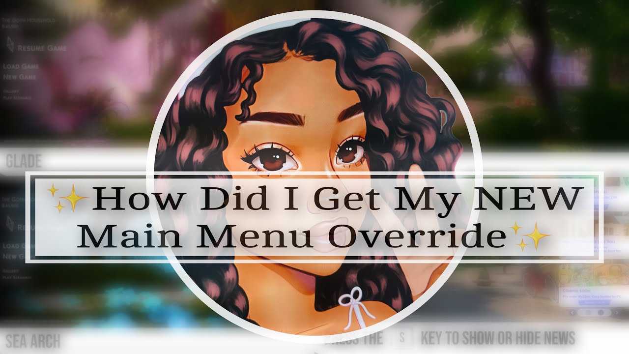 A quick Tutorial on how I Installed my New Main Menu Override in the ...