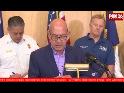 LIVE: Houston Mayor John Whitmire on storm recovery efforts, resources ...