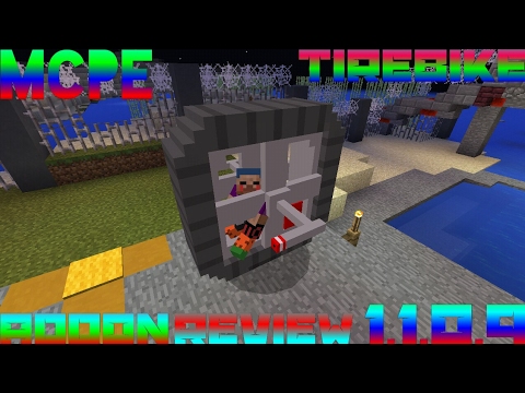 MCPE TIRE BIKE ADDON REVIEW 1.1.0.9 (MINECRAFT PE) (MINECRAFT POCKET ...