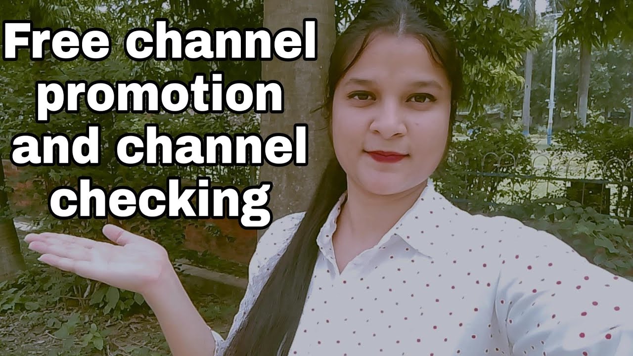 Free Channel Promotion And Channel Checking - YouTube