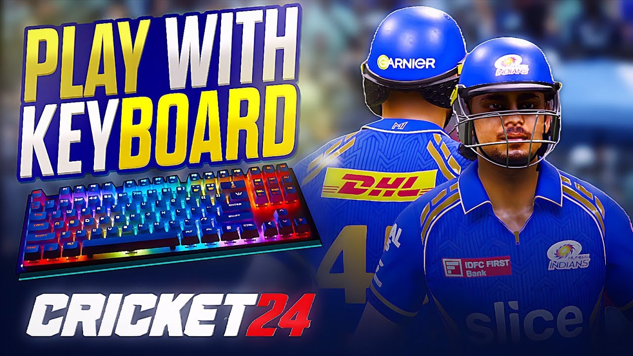 Cricket 24 With Keyboard | Full Guide - YouTube