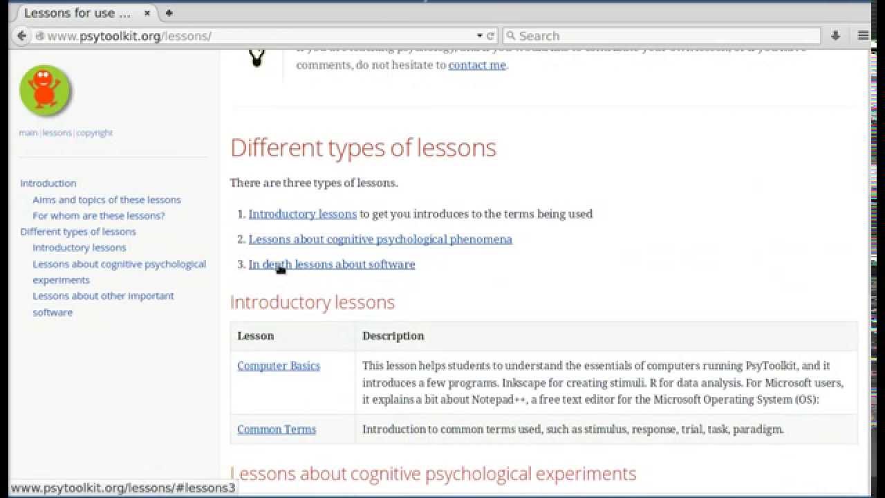 About PsyToolkit lessons - YouTube