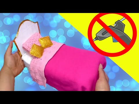 Como hacer Cama en Miniatura Fácil | How to make Miniature Bed, Easy