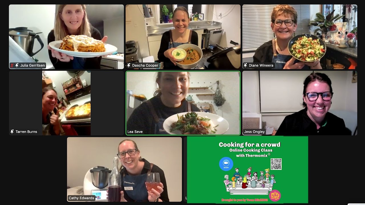 Team MixZING! - Cooking for a Crowd Virtual Cooking Class with ...