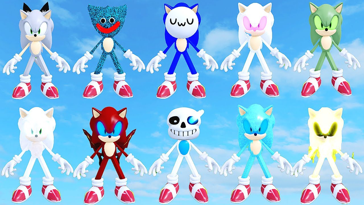 FIND the SONIC MORPHS *How To Get All 10 New Morphs and Badges* PART 7 ...