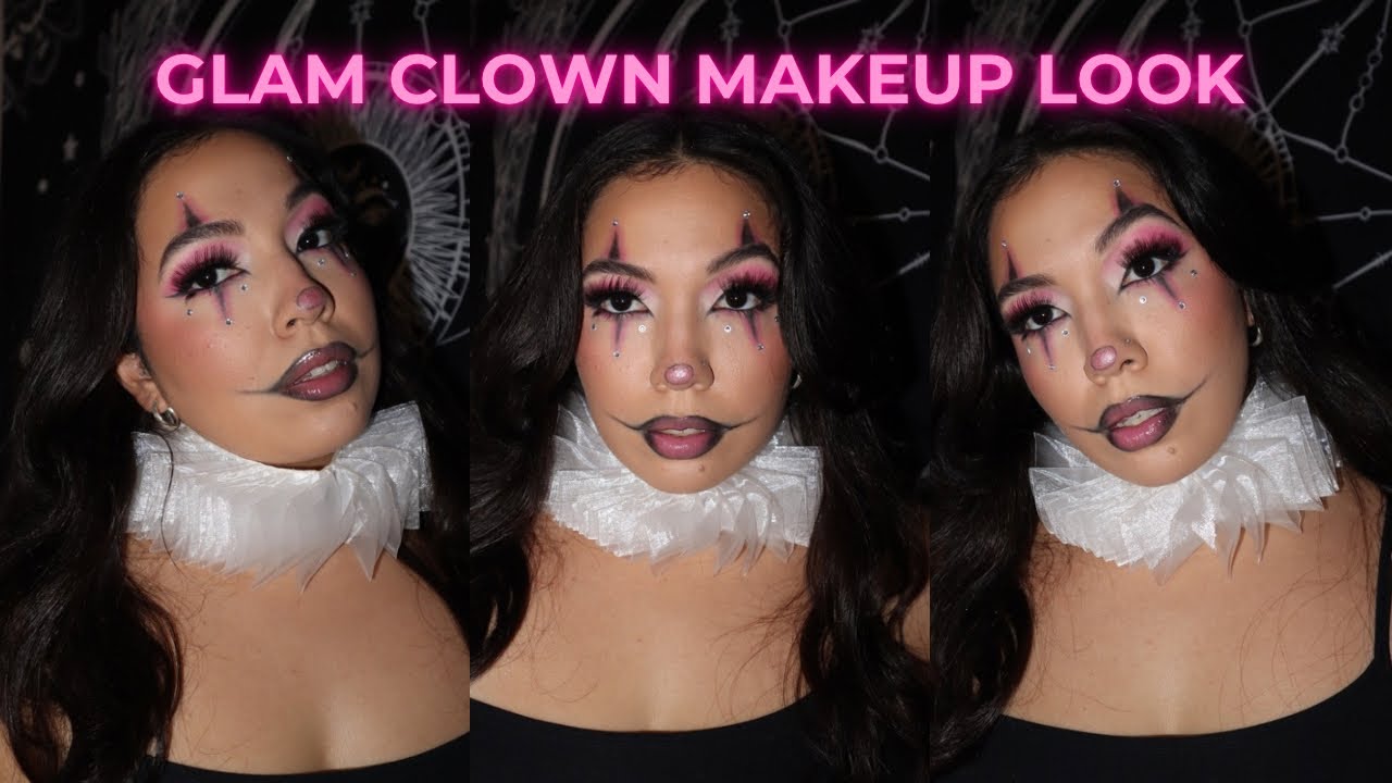 Glam Clown Makeup Tutorial 🎪 | Halloween Transformation! - YouTube