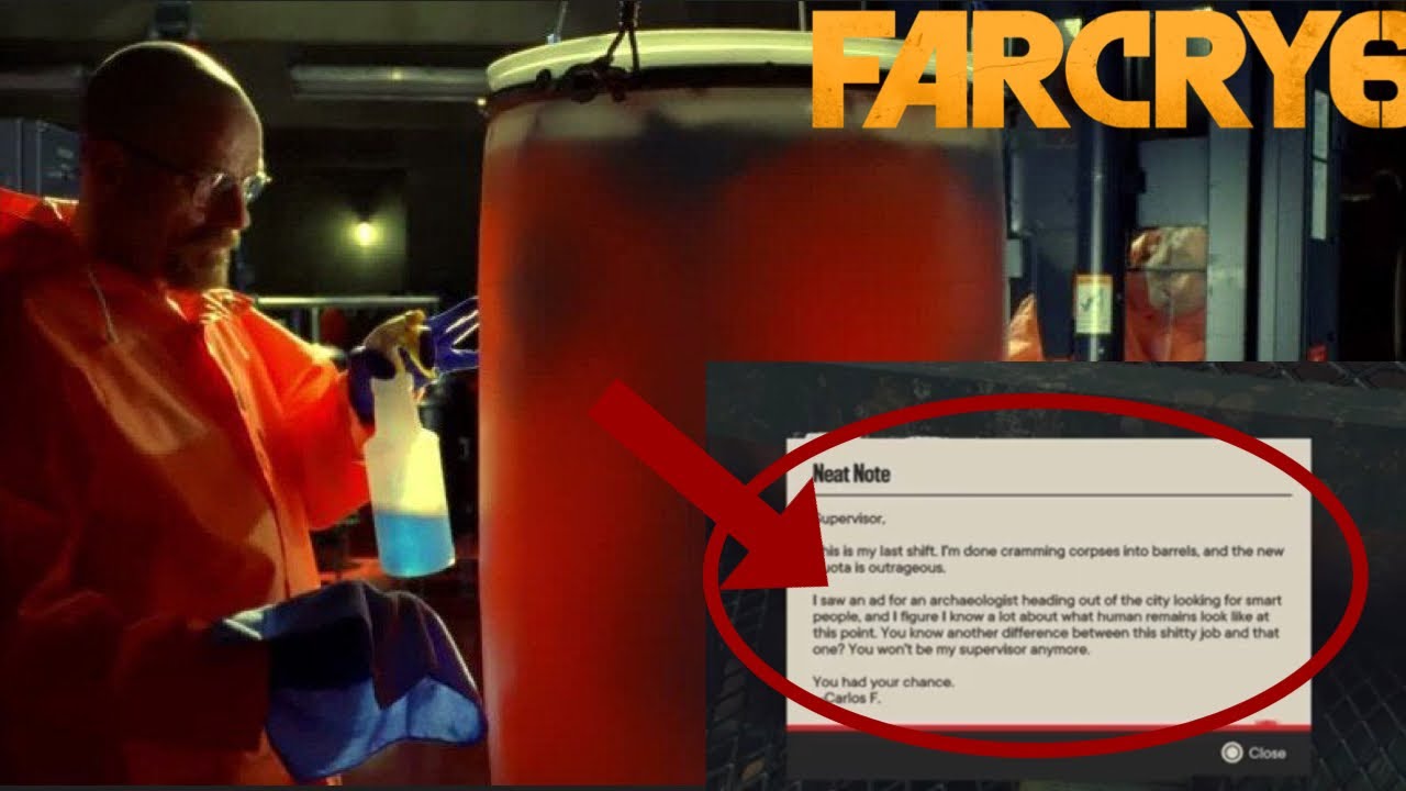 Far Cry 6 Breaking Bad Easter Egg! - YouTube