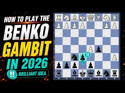 How To Play The Benko Gambit! | The New Way For 2026