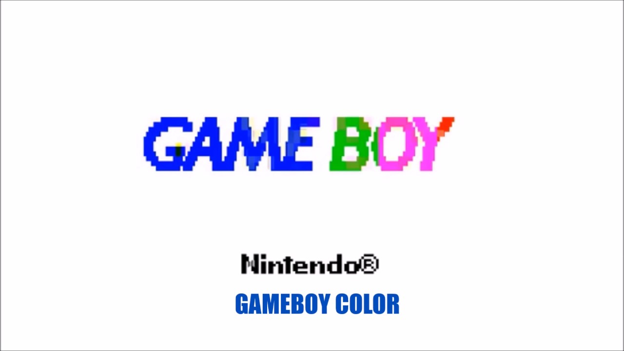 All Game Boy Startup Screens Boot Up Screens - YouTube