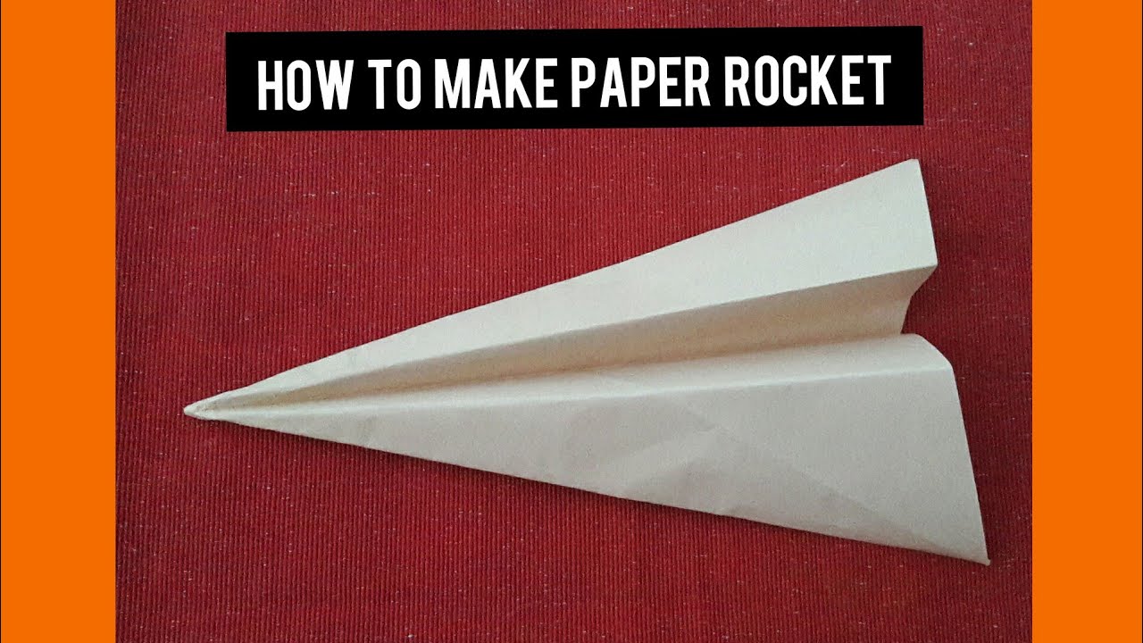 How to make paper Rocket/ Easy origami paper craft#Simple paper craft ...