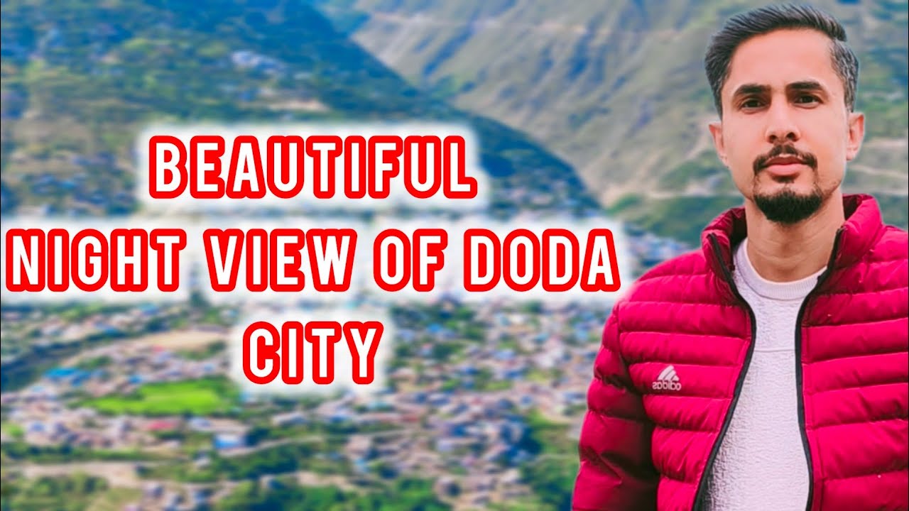 Beautiful Night View of Doda City - YouTube