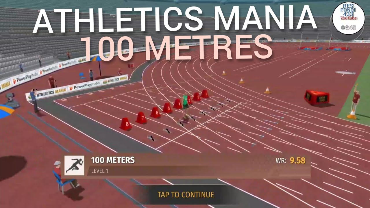Athletics Mania - 100 Metres Race Practice - YouTube