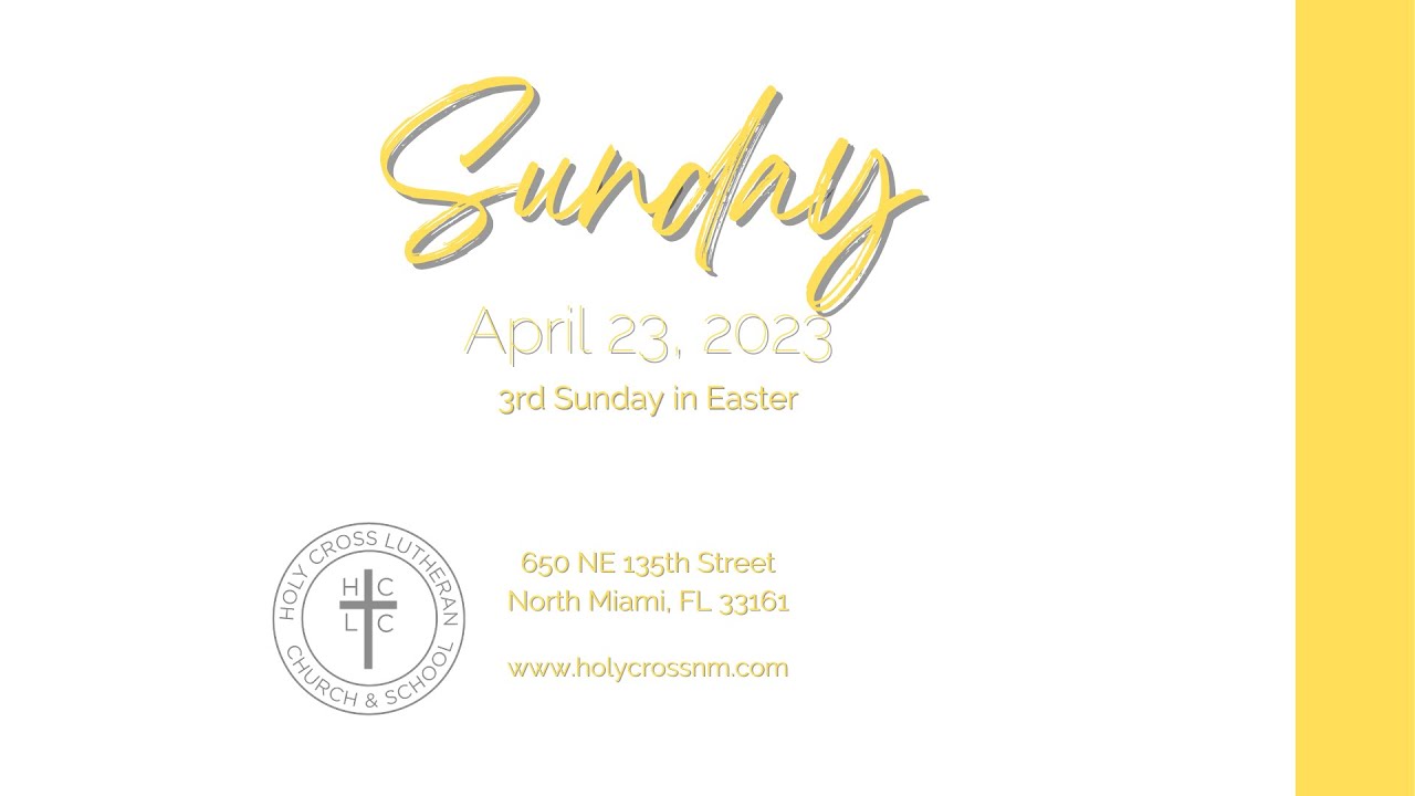 Sunday - April 23, 2023 - YouTube