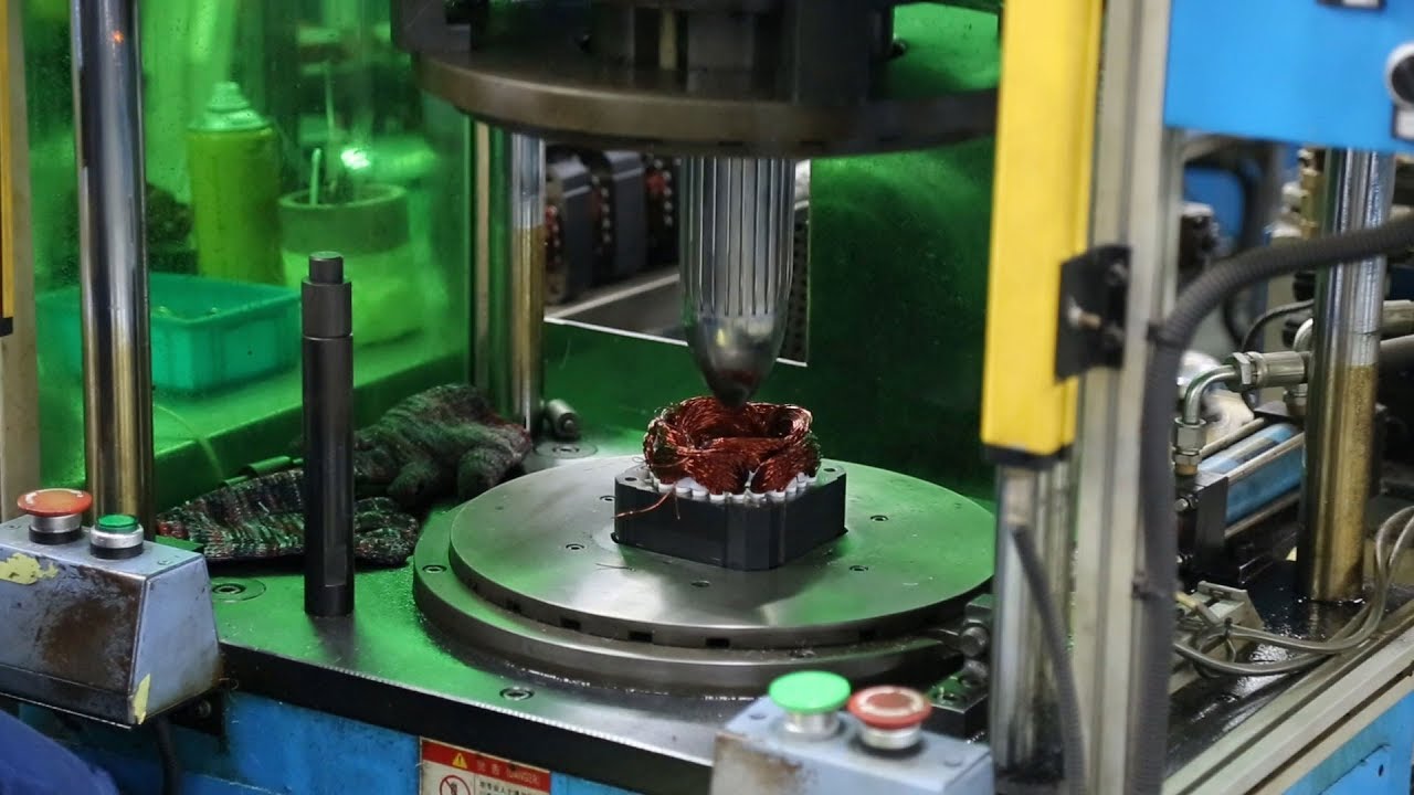 Auto Electrical Motor Stator Coils Forming Shaping Machine - YouTube
