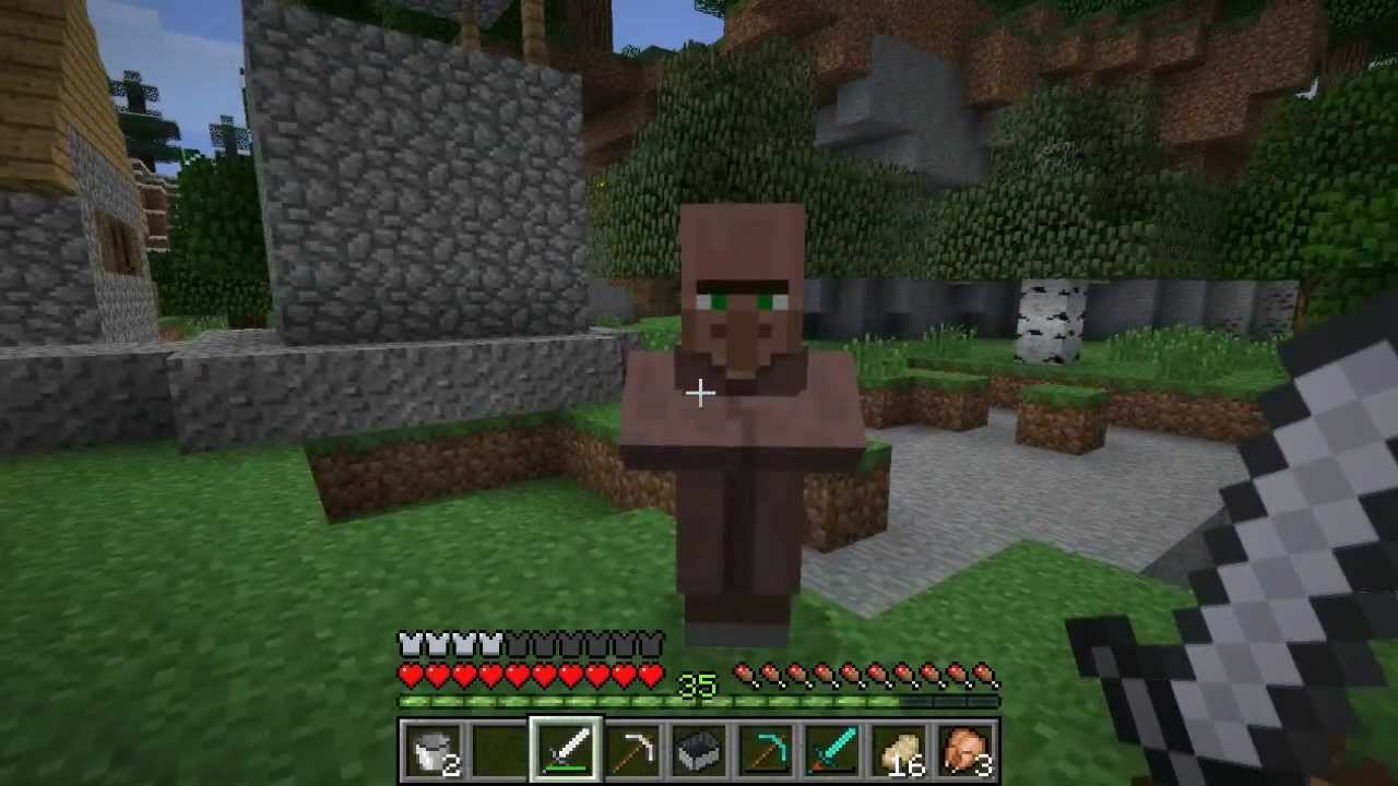 Minecraft Episodio 19 - "Johnny Johny el Aldeano timador " zombies que ...