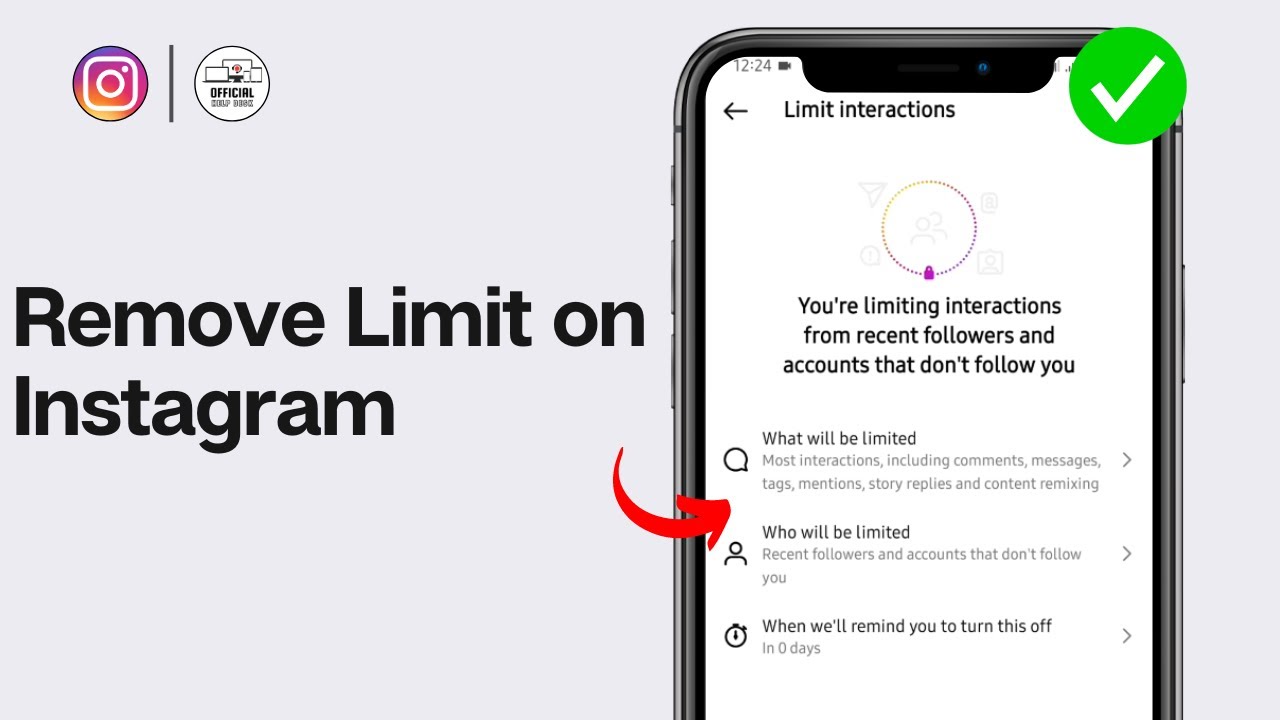 How to Remove Limit on Instagram 2024 | Turn Off Limits On Instagram ...