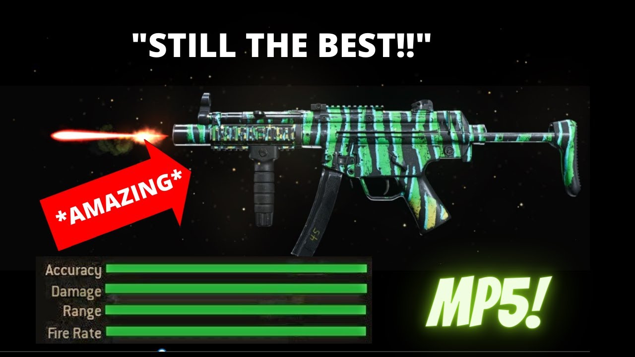 *BEST* Secondary in Warzone!! Best MP5 Class Setup! - YouTube